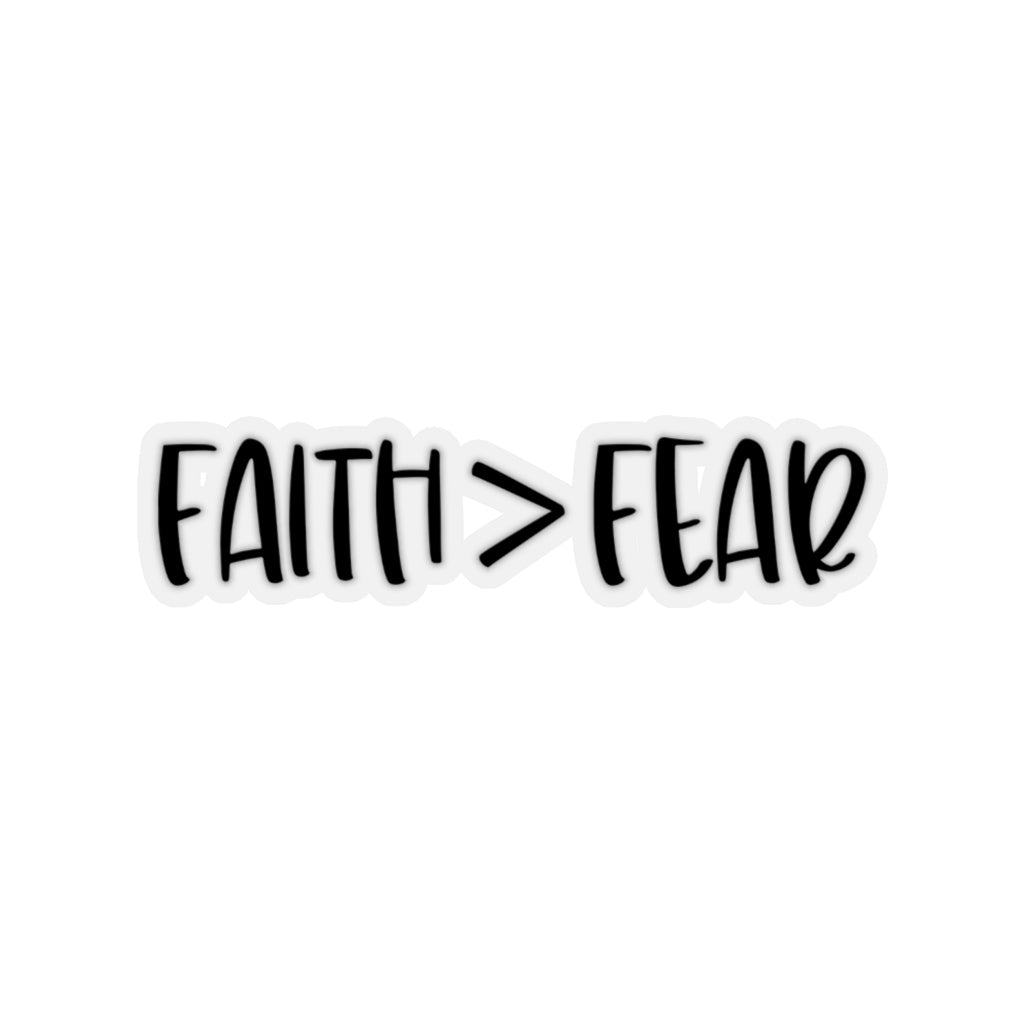 ''Faith over Fear'' Stickers – H.O.Y (Humans Of Yahweh)